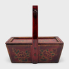 Floral Red Lacquer Carrying Box - Browse or Buy at PAGODA RED