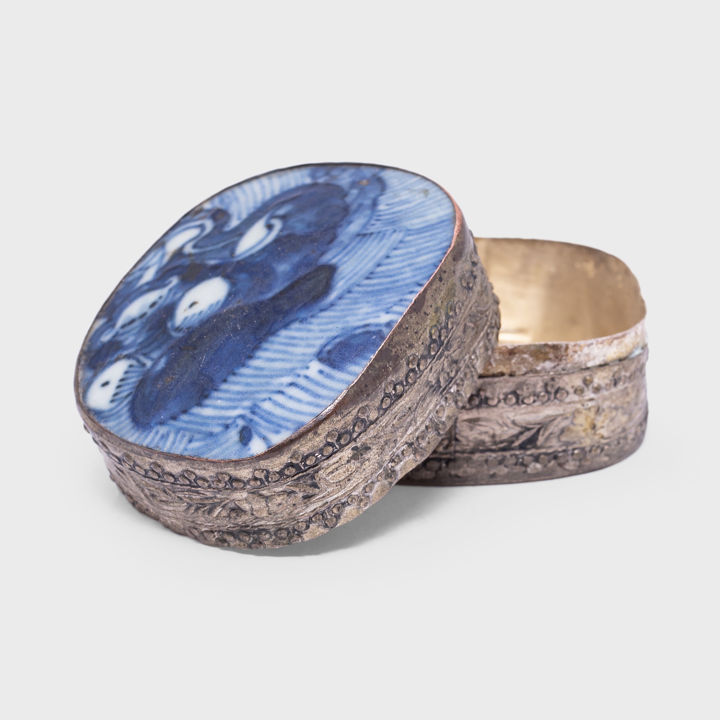 Blue and White Pottery Shard Box - Browse or Buy at PAGODA RED