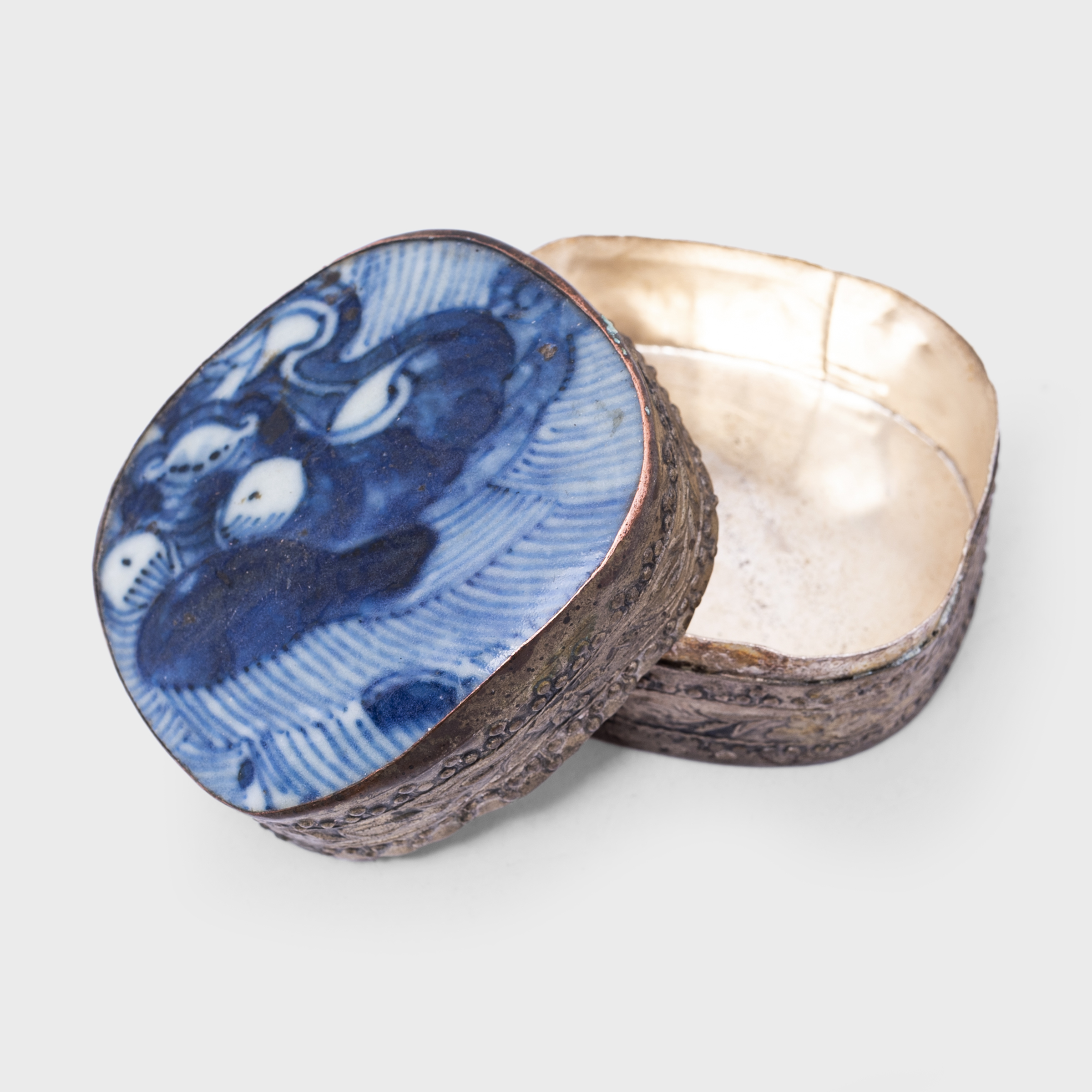 Blue and White Pottery Shard Box - Browse or Buy at PAGODA RED