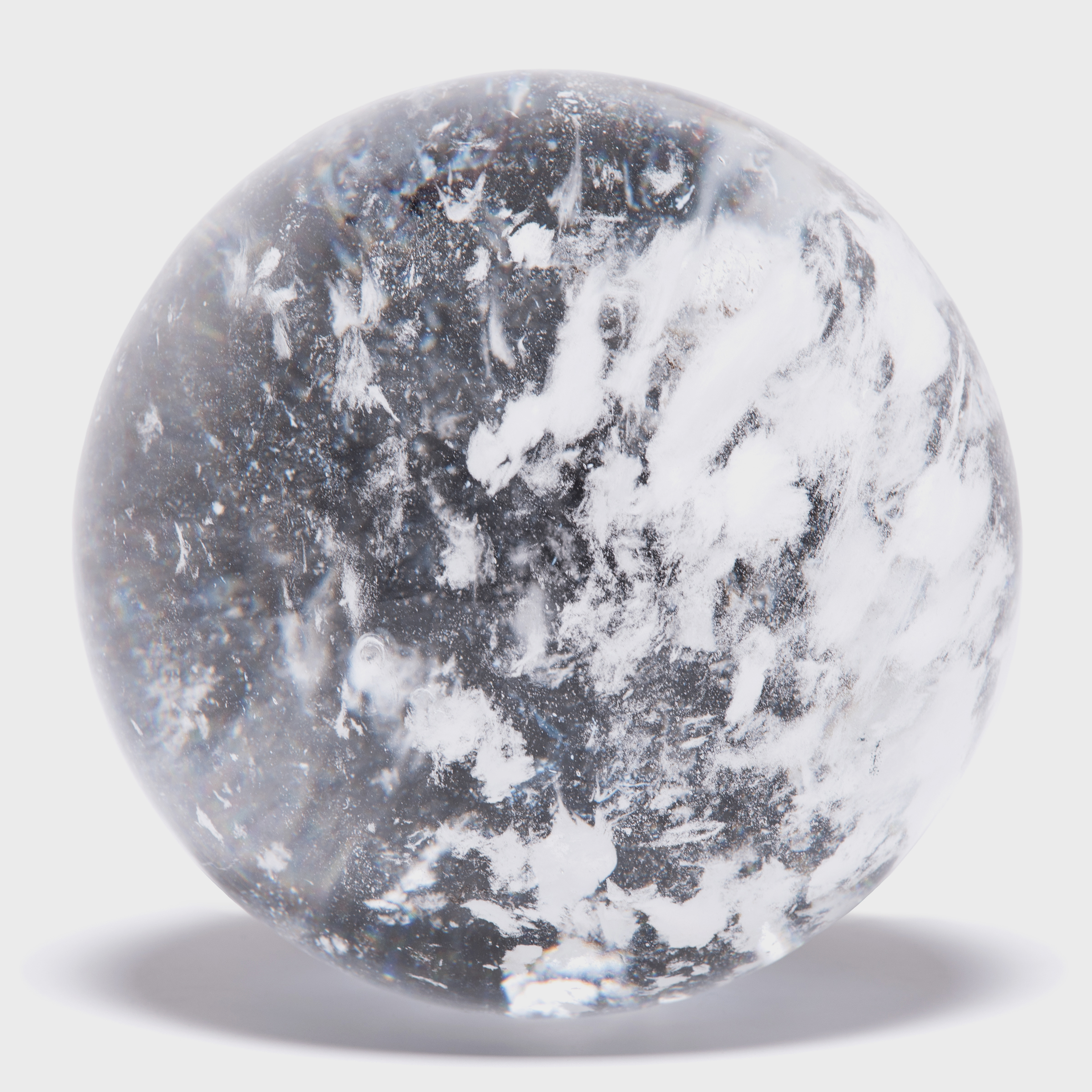 Monumental Crystal Sphere with Occlusions - Browse or Buy at PAGODA RED