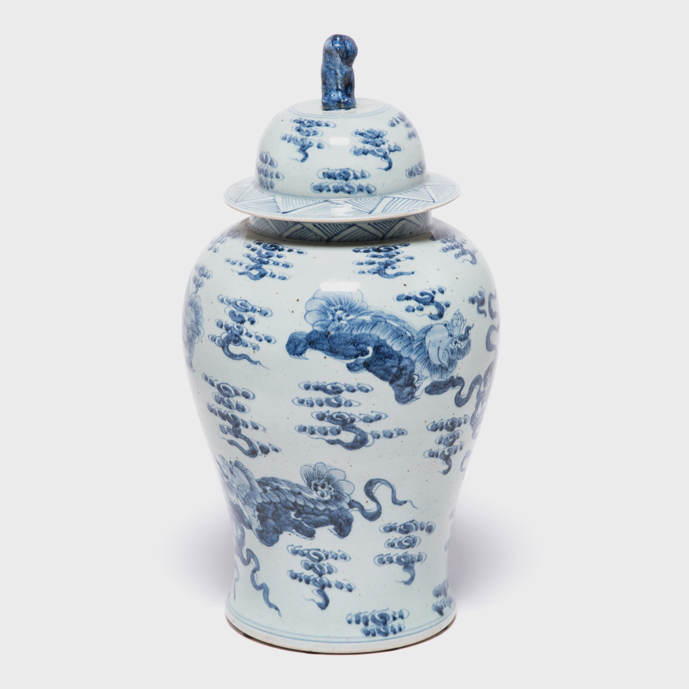 Blue and White Shizi Jar - Browse or Buy at PAGODA RED