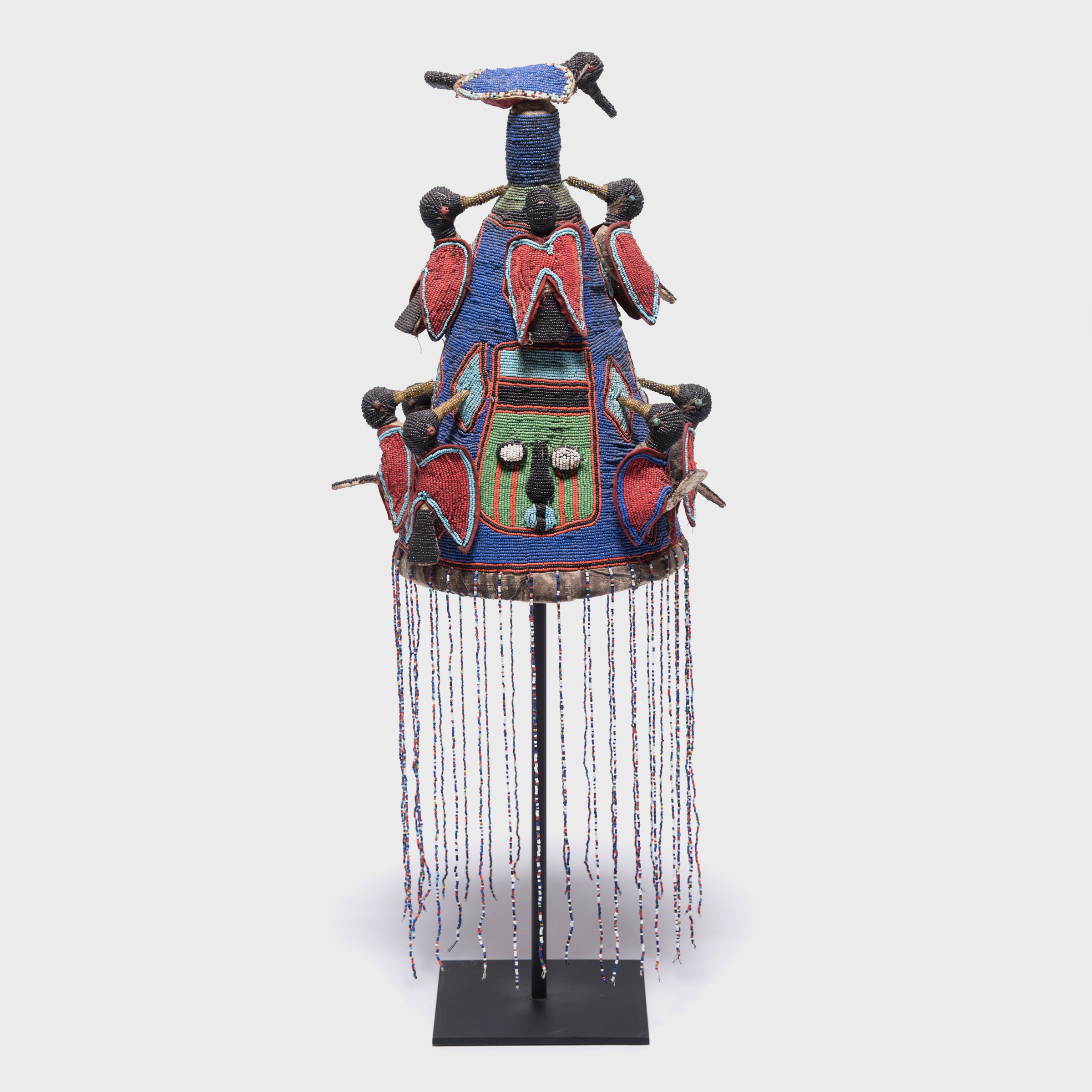 Yoruba Oba Beaded Crown - Browse or Buy at PAGODA RED