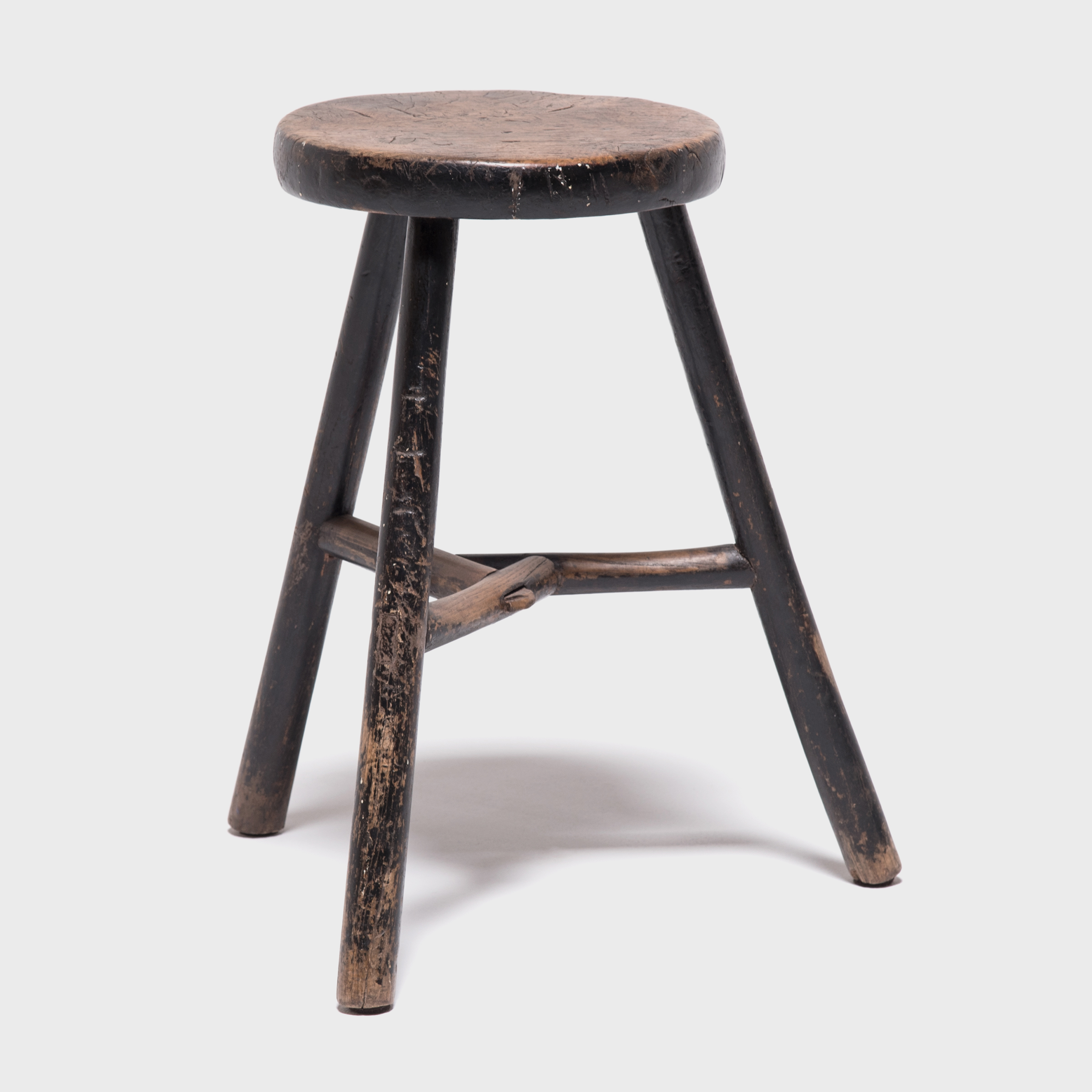 Pair of Tri-Leg Stools - Browse or Buy at PAGODA RED