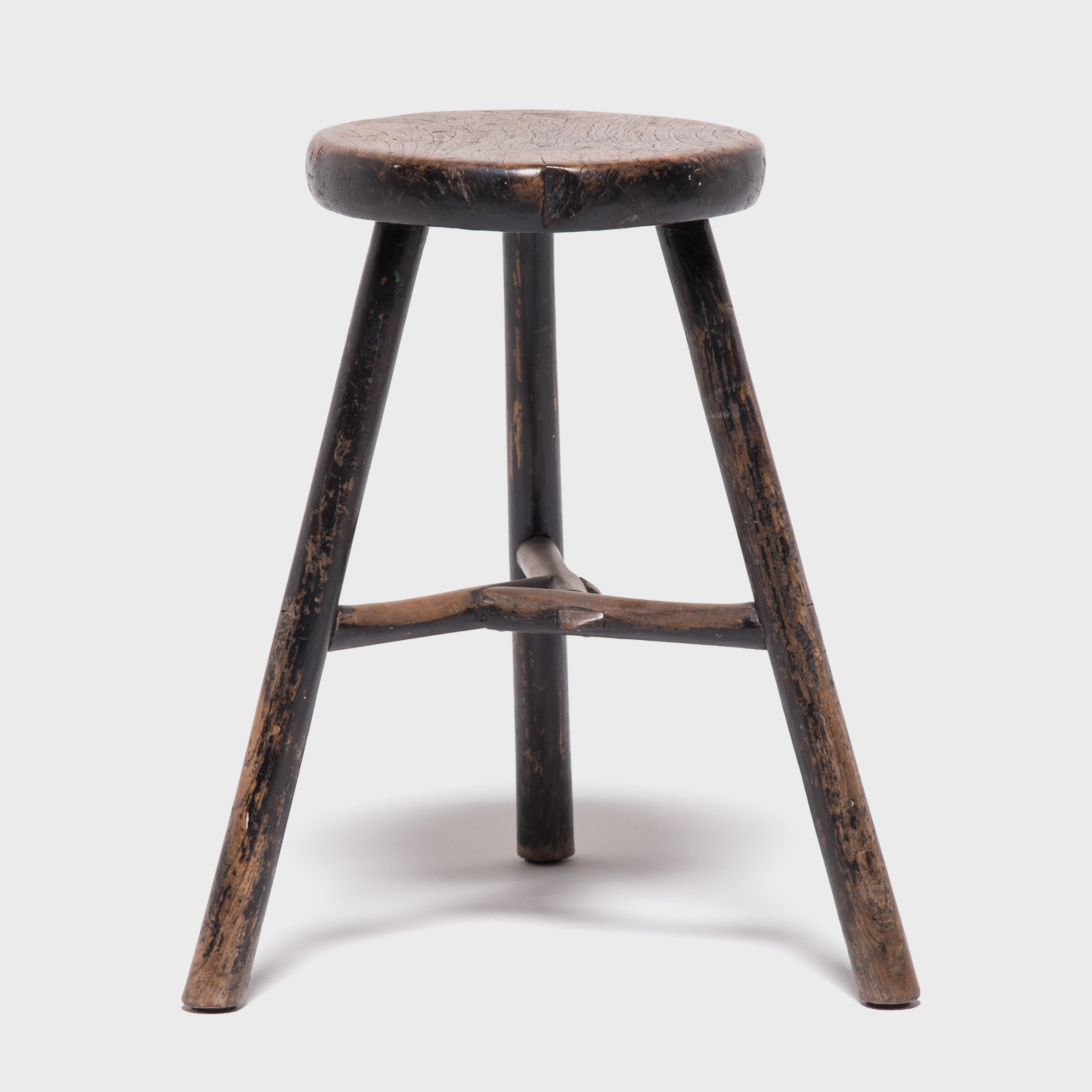 Pair of Tri-Leg Stools - Browse or Buy at PAGODA RED