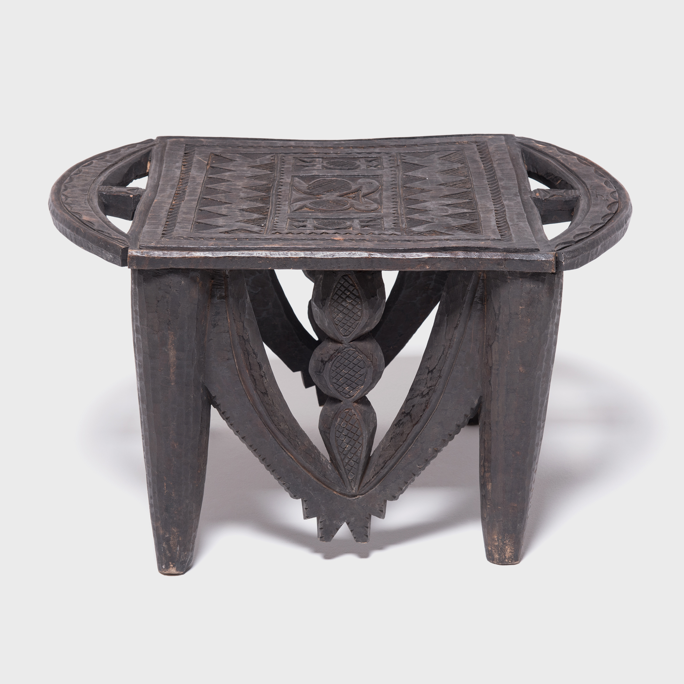 Nupe Stool with Animal Motifs - Browse or Buy at PAGODA RED