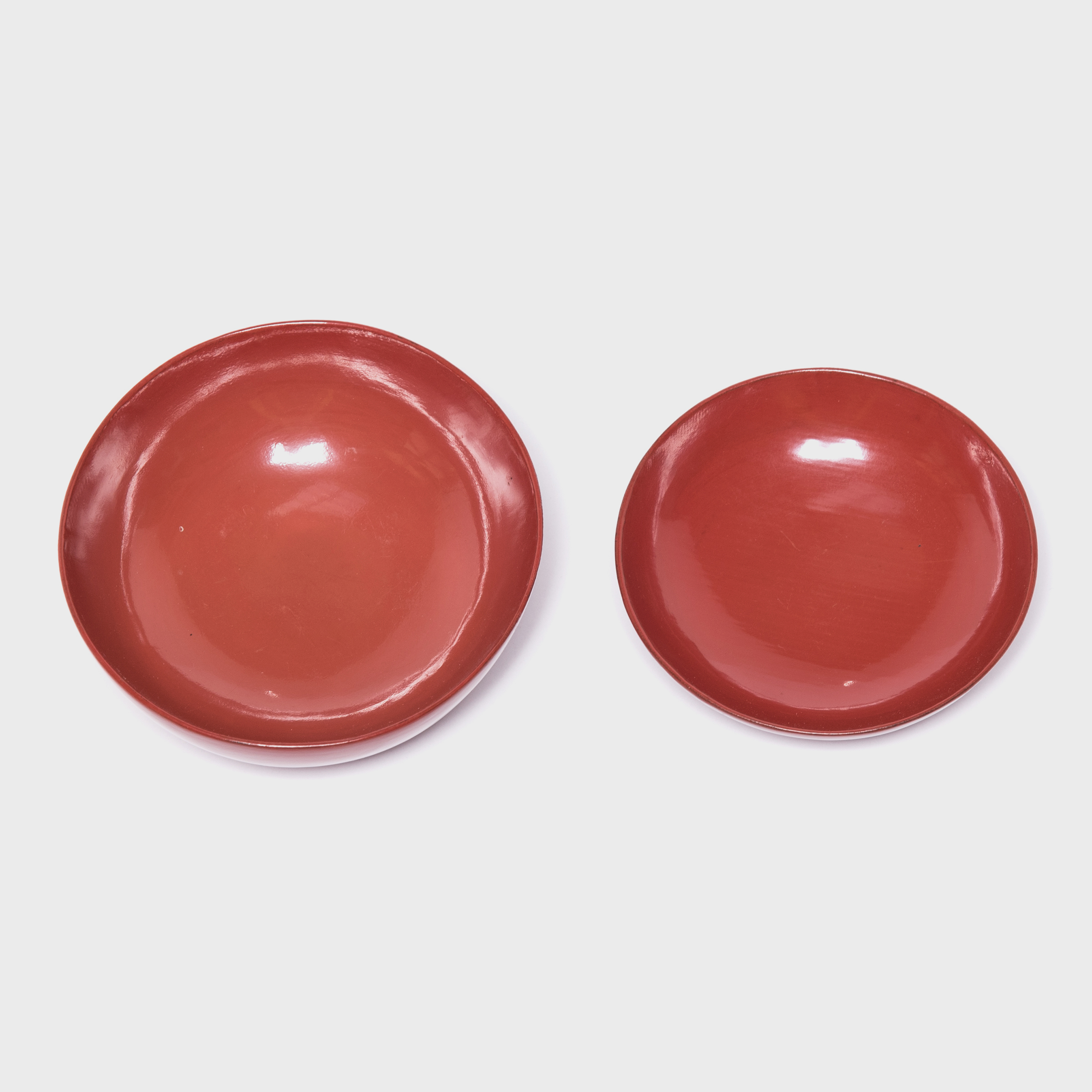 Small Japanese Red Lacquered Covered Bowl - Browse or Buy at PAGODA RED