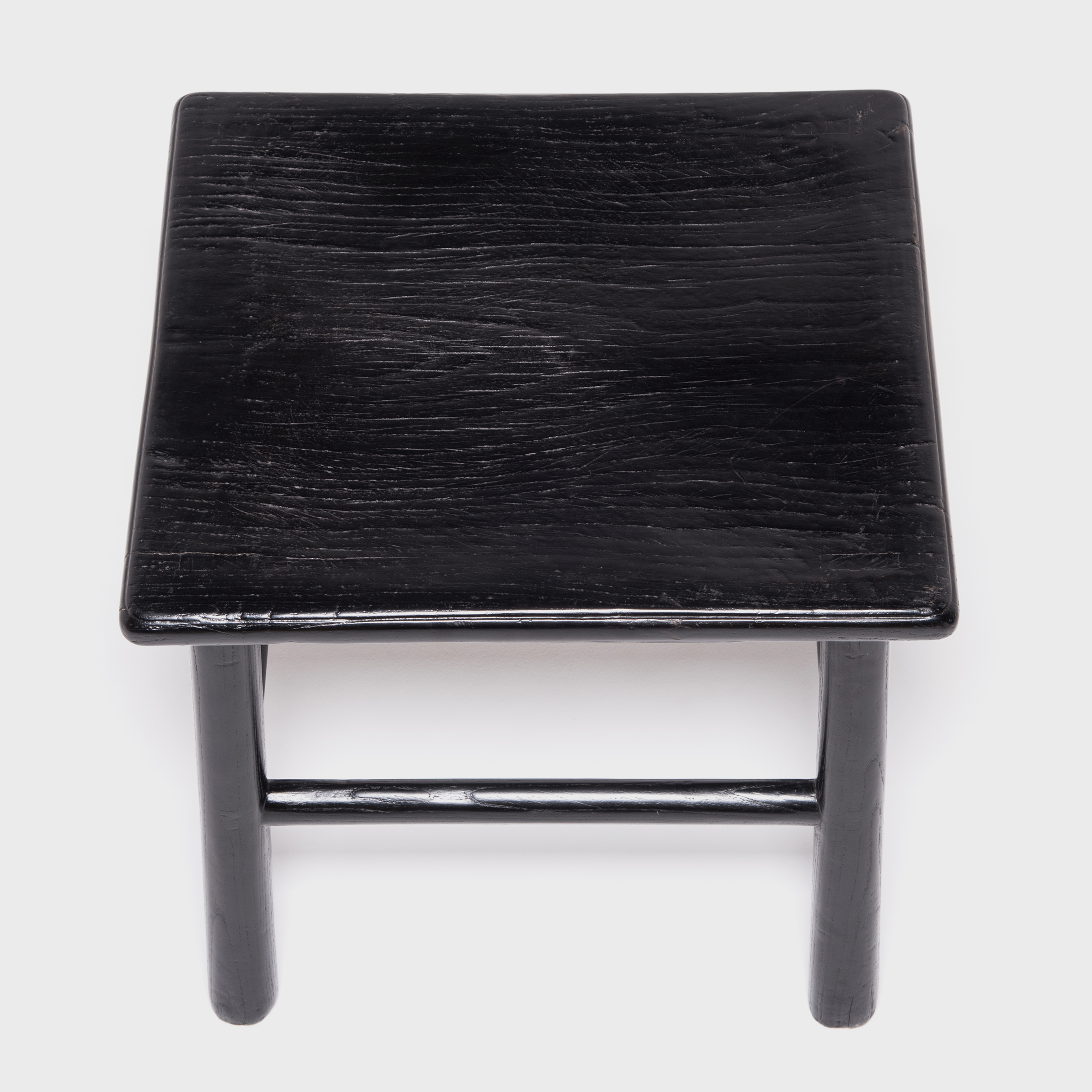 Small Black Lacquer Stool - Browse or Buy at PAGODA RED