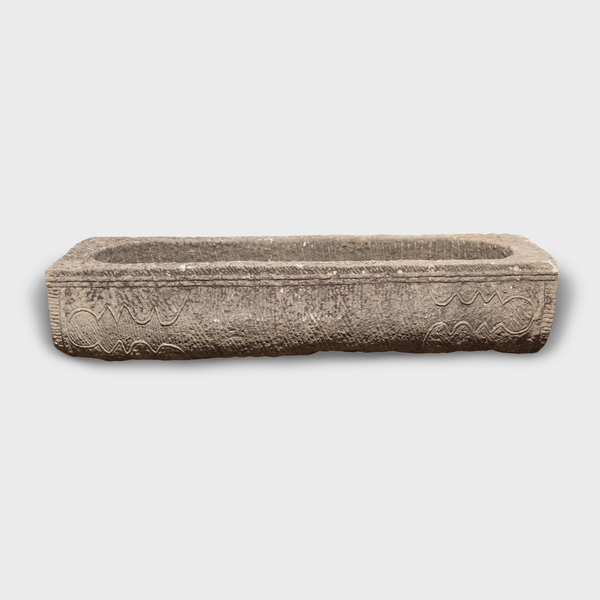 Footed Stone Basin - Browse or Buy at PAGODA RED