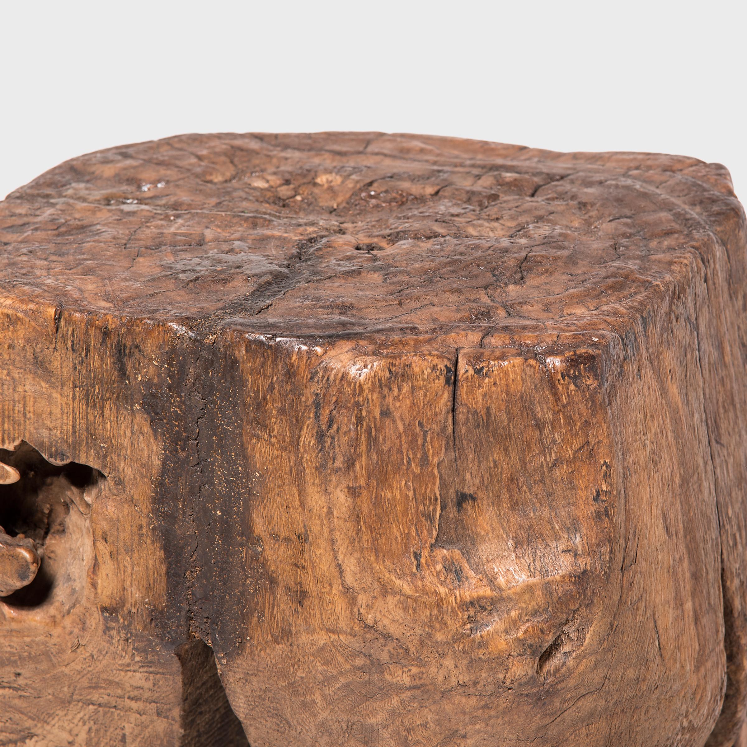 Provincial Split Leg Stool - Browse or Buy at PAGODA RED