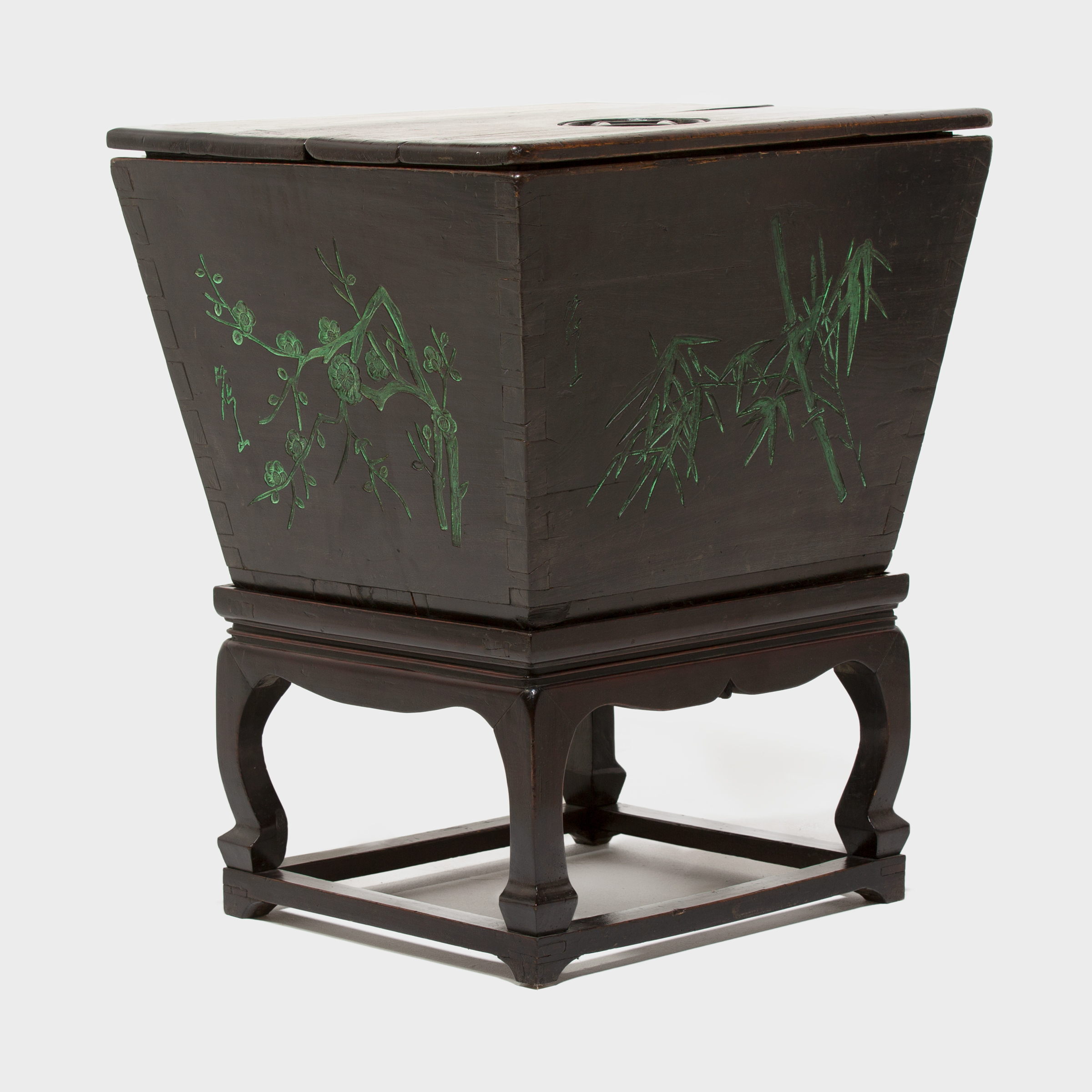 Painted Ice Box with Stand - Browse or Buy at PAGODA RED