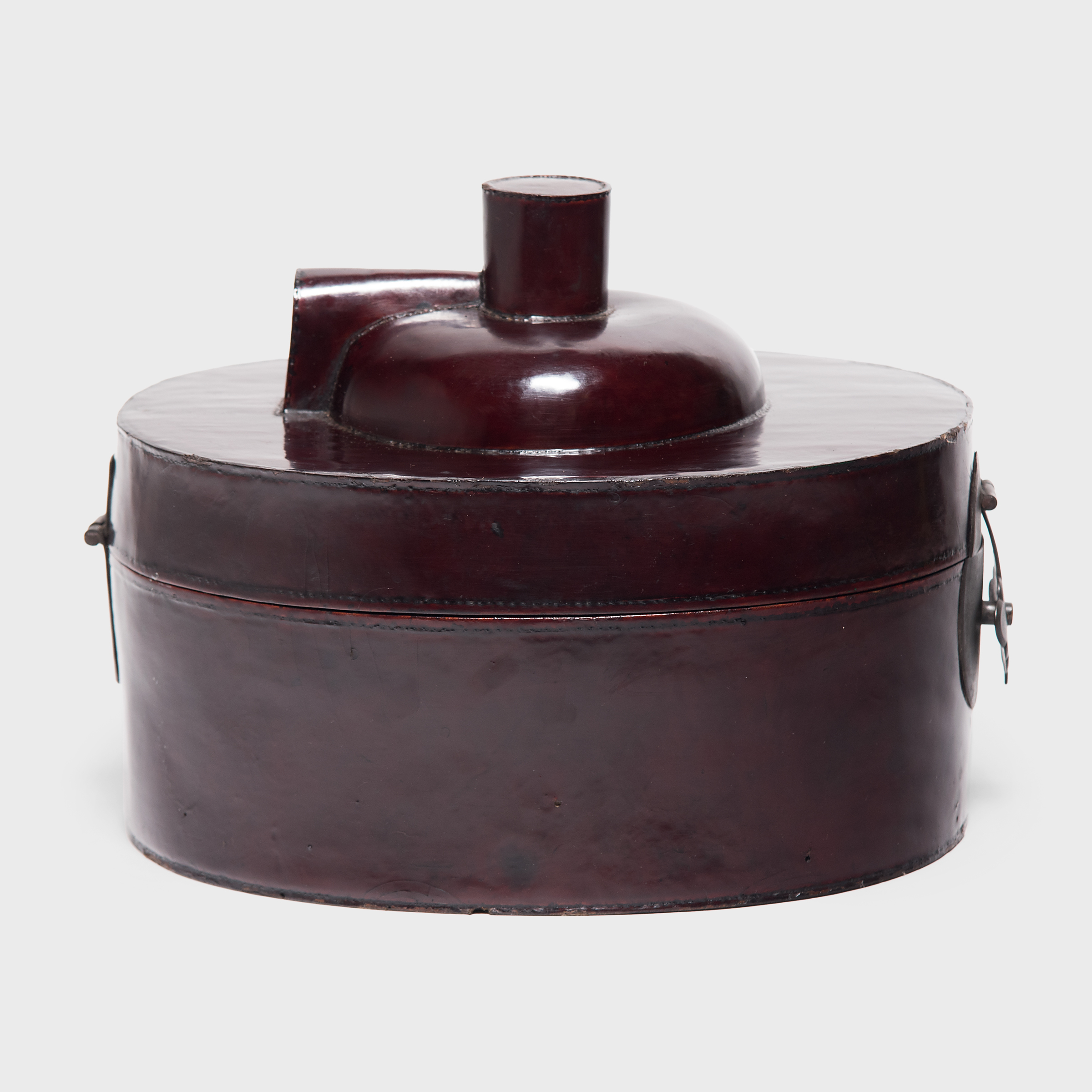 Oxblood Double Hat Box - Browse or Buy at PAGODA RED