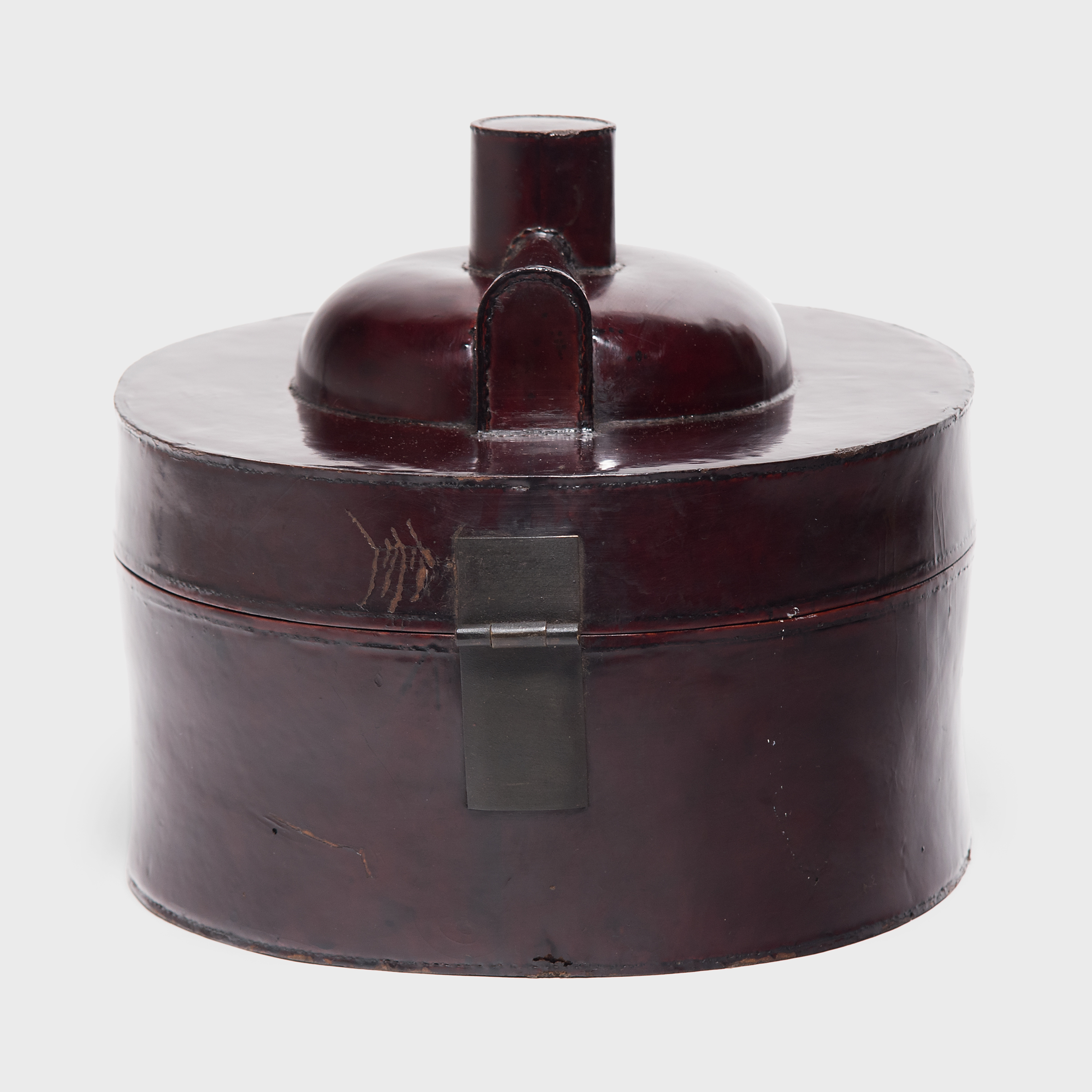 Oxblood Double Hat Box - Browse or Buy at PAGODA RED