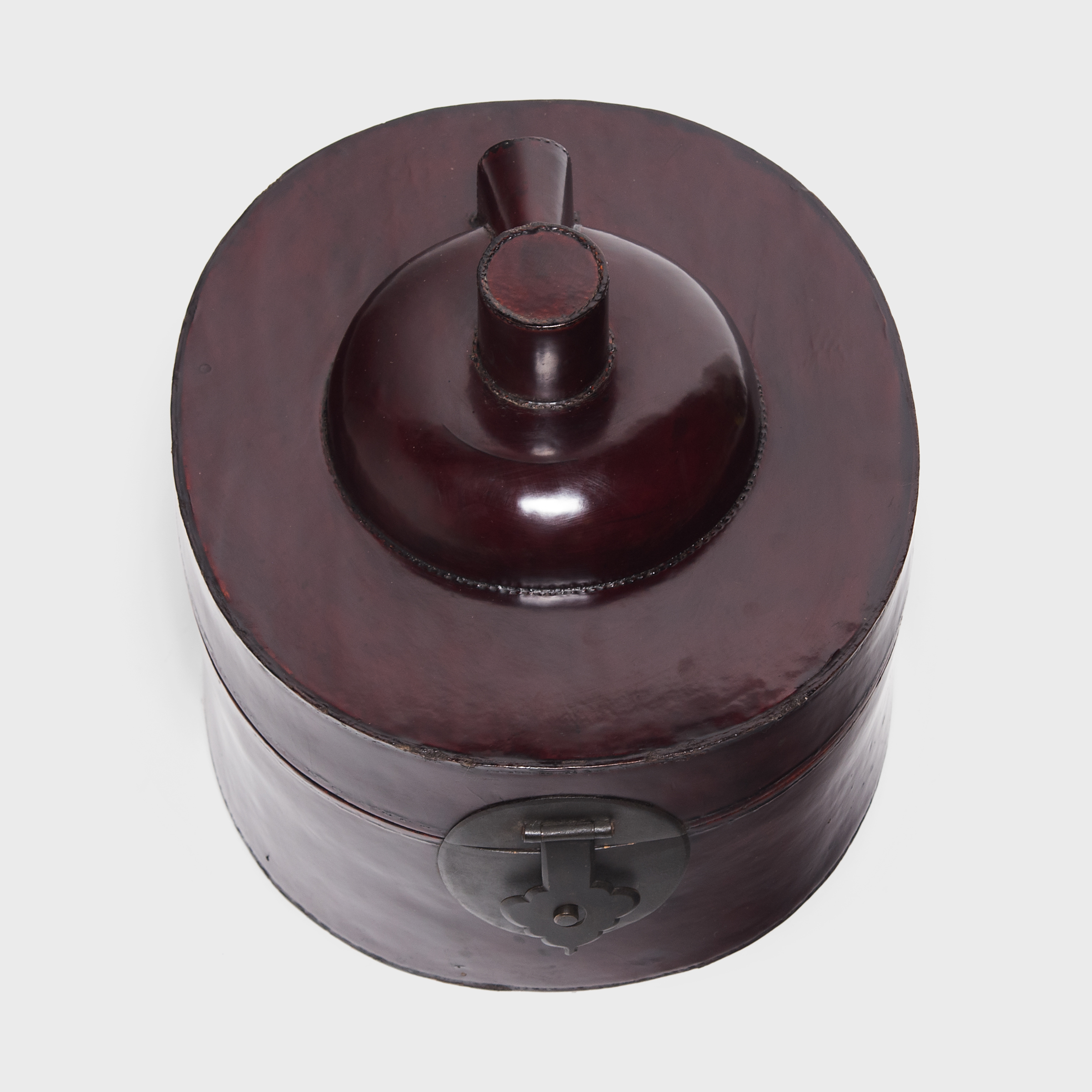 Oxblood Double Hat Box - Browse or Buy at PAGODA RED