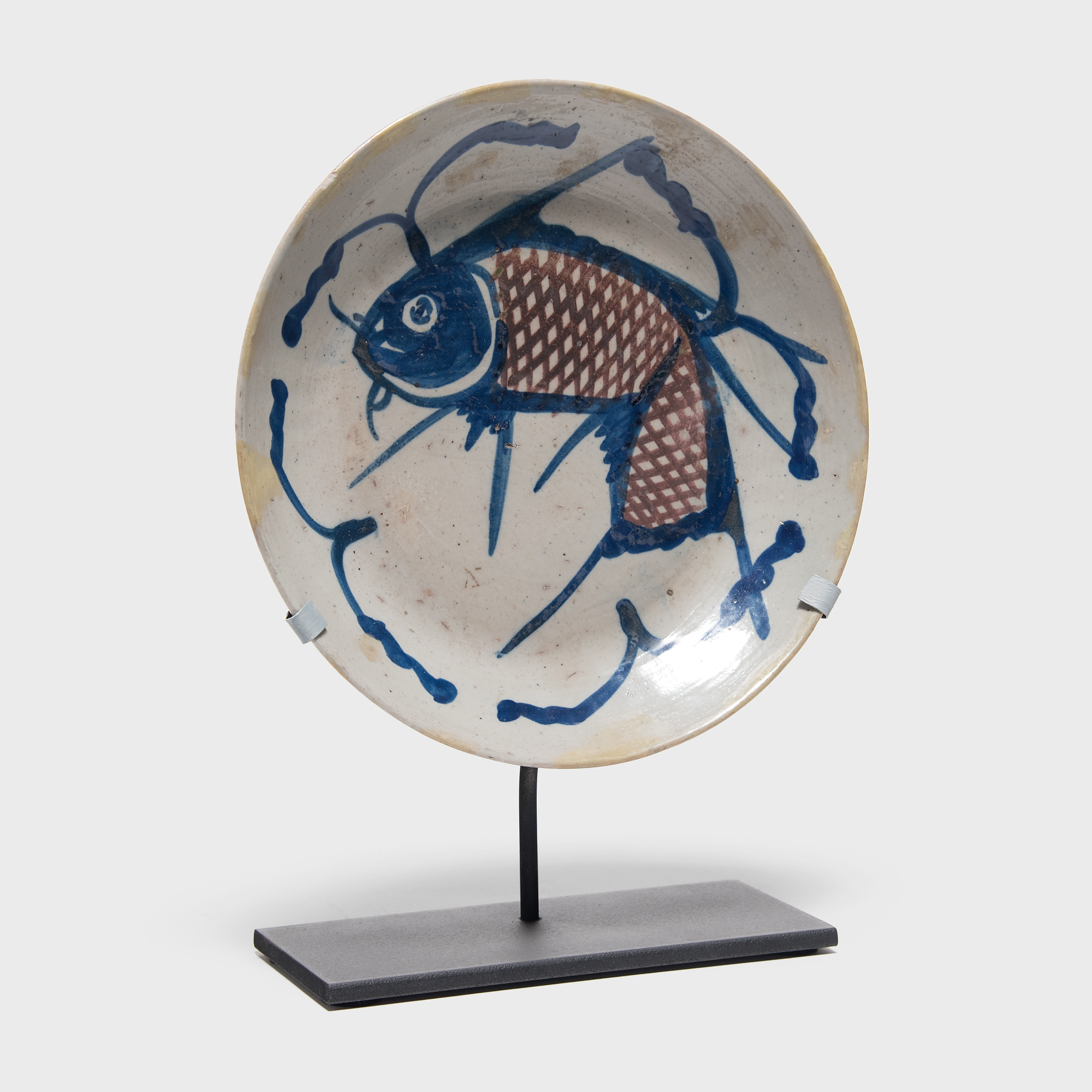 Blue and White Fish Plate - Browse or Buy at PAGODA RED