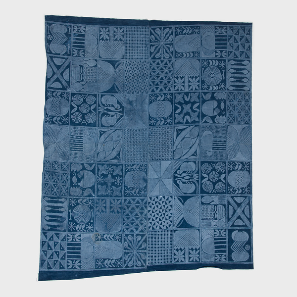 Yoruba Adire Eleko Indigo Textile - Browse or Buy at PAGODA RED