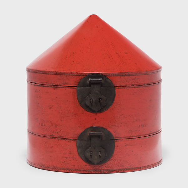 Red Lacquer Double Hat Box - Browse or Buy at PAGODA RED