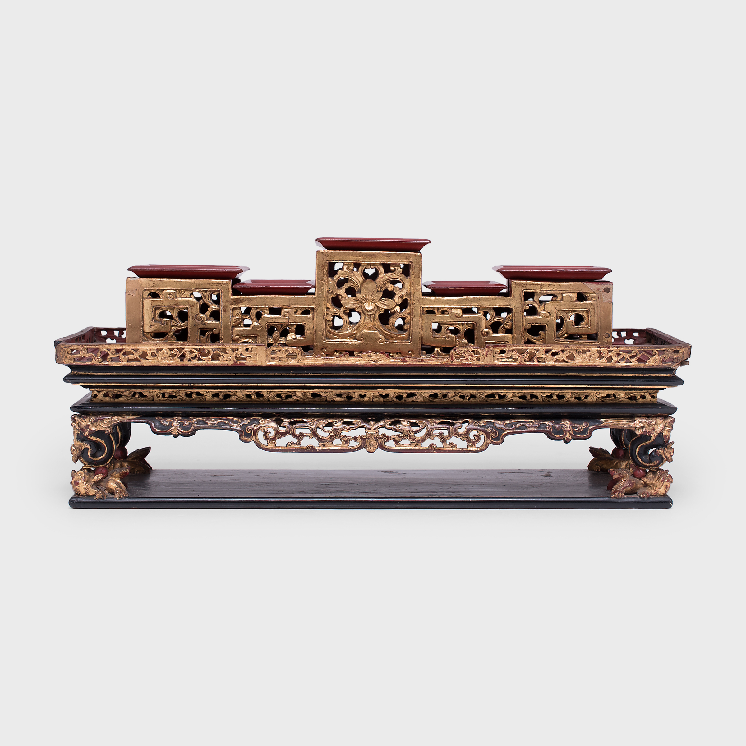 Ornate Gilt Offering Shrine - Browse or Buy at PAGODA RED
