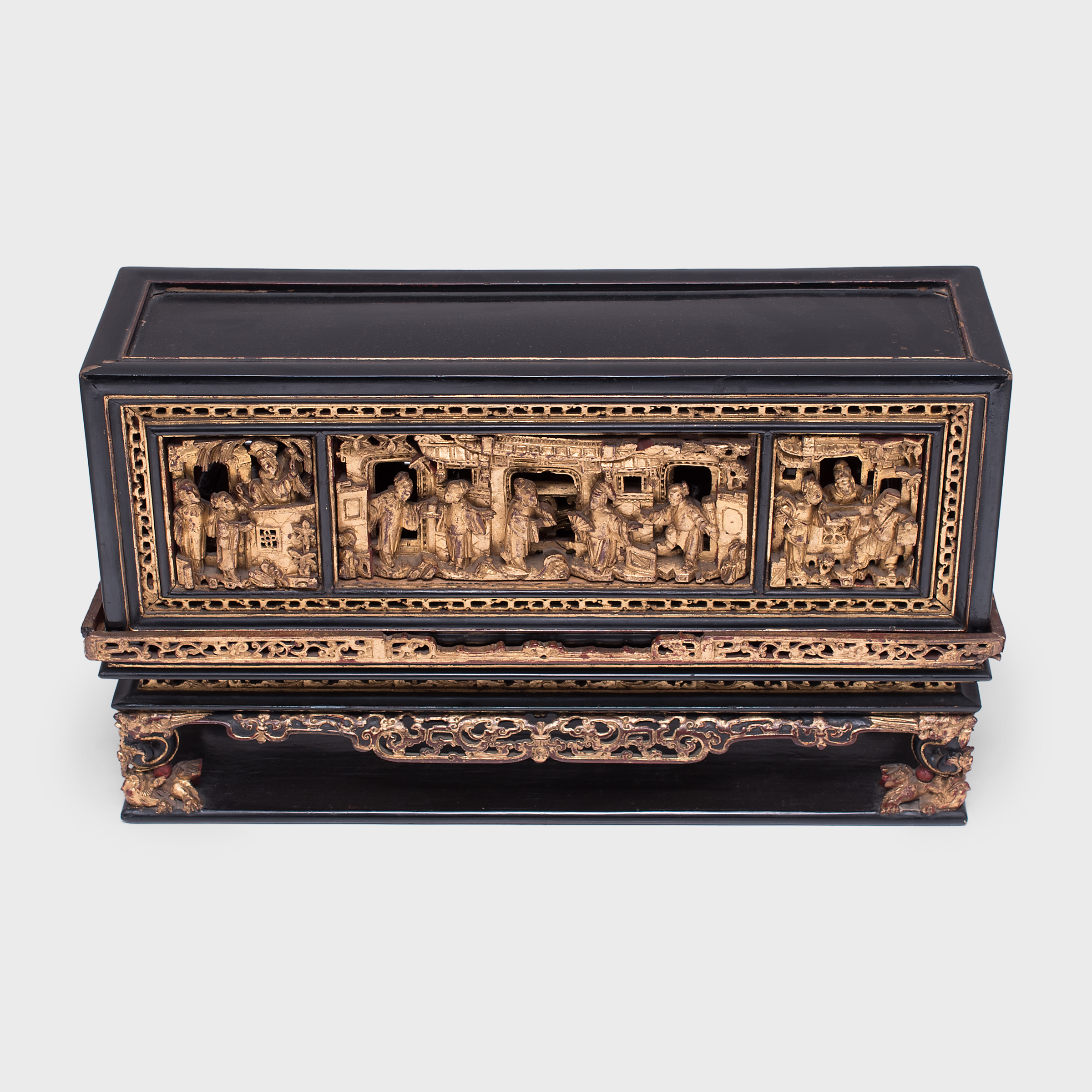 Ornate Gilt Offering Shrine - Browse or Buy at PAGODA RED