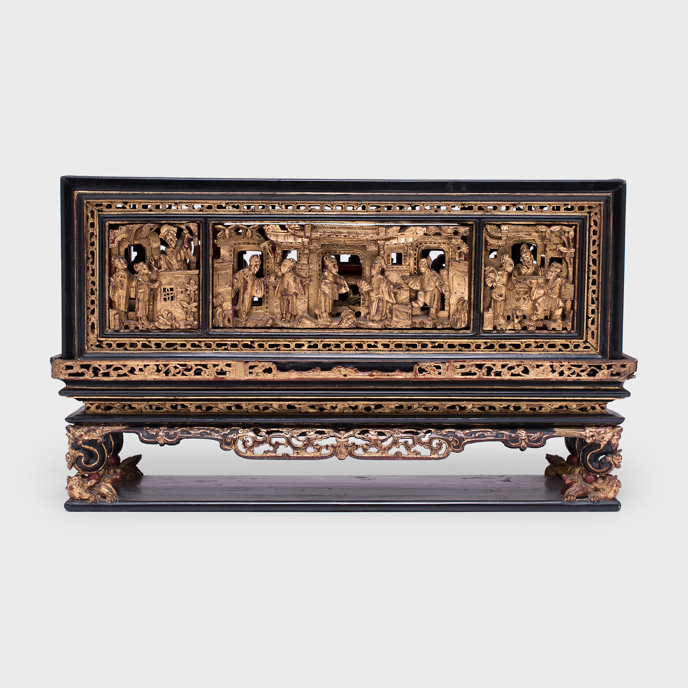 Ornate Gilt Offering Shrine - Browse or Buy at PAGODA RED